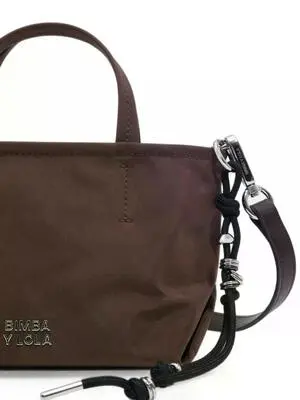 Bimba Y Lola Small Mocha Nylon Bag