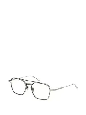 MASUNAGA Clematis Geometric-frame Glasses