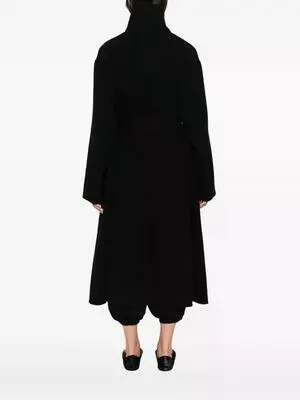 AIN AMOR Belted High-neck Coat