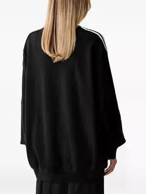 Adidas Lace-trim Side-stripe Sweater