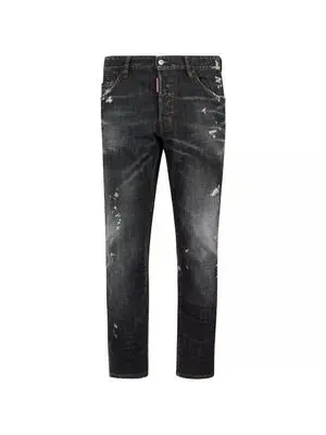Dsquared2 Paint-splatter Jeans - Grey