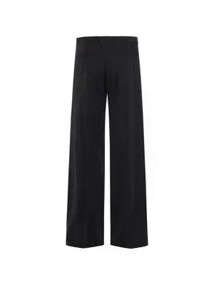 JIL SANDER Wide-leg Tailored Trousers - Black