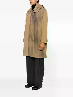 ARTE ANTWERP Spray-effect Hooded Coat