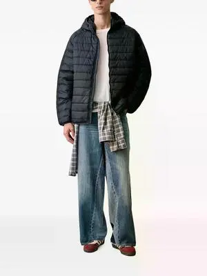 Adidas Quilted Hooded Jacket - Grey