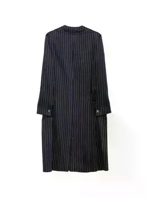 ROMEO GIGLI 1990s Pinstripe-pattern Coat
