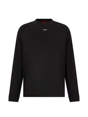 BOSS Logo-print Long-sleeves T-shirt