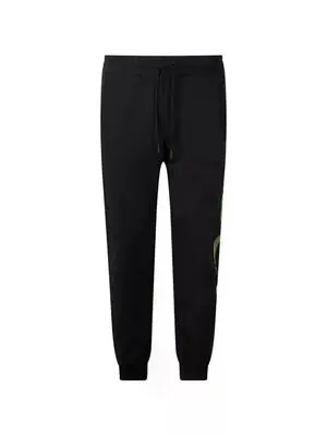 Paul & Shark Logo-print Cuffed Track Pants - Black