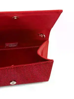 Rene Caovilla Crystal-embellished Chain-strap Clutch Bag