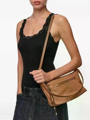 Bimba Y Lola Large Light Brown Cotton Madrid Bag