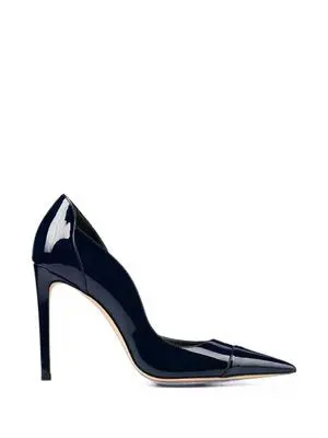 JIMMY CHOO Brigitte 100 Patent Leather Pumps - Blue