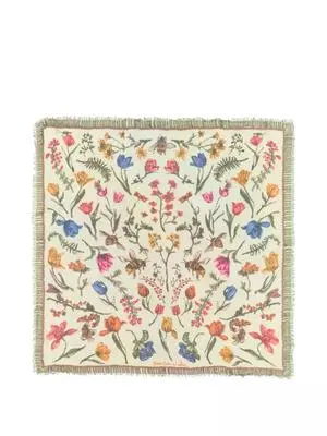Bimba Y Lola Flowers And Bees Shawl - Neutrals