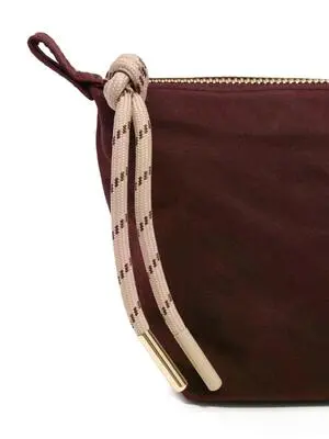 Bimba Y Lola Medium Burgundy Coated Trapecio Make-up Case