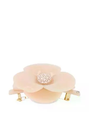 Alexandre De Paris Camelia Swarovski Crystal Barrette