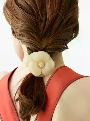 Alexandre De Paris Camelia Swarovski Crystal Barrette