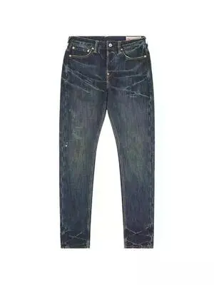 EVISU Daicock Print Jeans - Blue