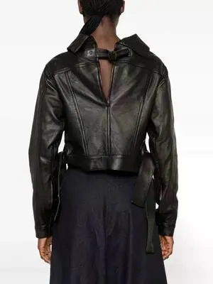 Yohji Yamamoto Cut-out Cropped Jacket
