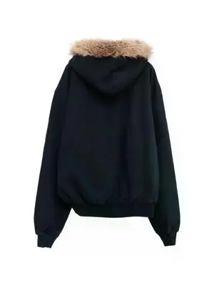 Acne Studios Sweater With Faux-fur Hood