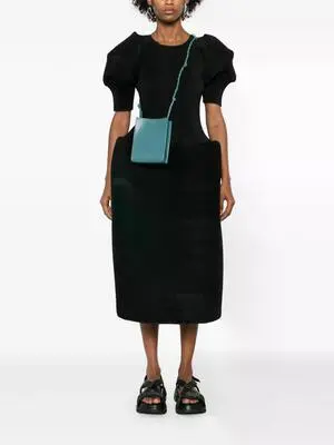 JIL SANDER Logo-print Leather Shoulder Bag
