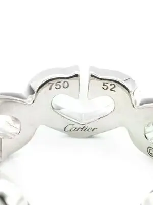 Cartier 2010s C Heart Diamond Ring