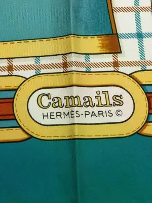Hermès 1974-1979 Camails Silk Scarf 90 Scarves