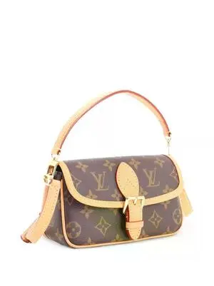 LOUIS VUITTON Diane Nm Handbag Monogram Canvas Nano Shoulder Bag