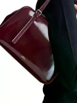 A.p.c. Virginie Logo-print Buckle-detail Backpack