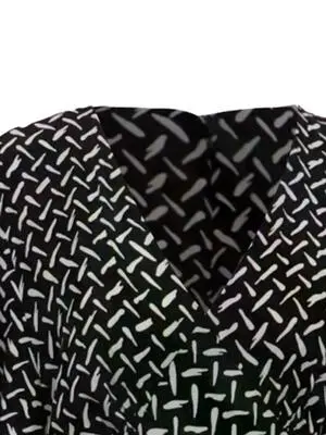 Diane Von Furstenberg Printed V-neck Dress