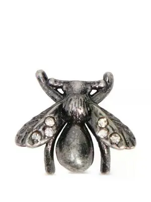 Bimba Y Lola Bee Earrings In Aged With Crystals