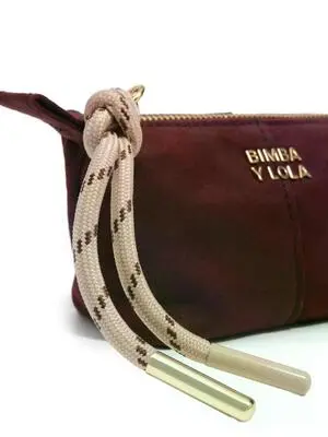Bimba Y Lola Burgundy Coated Trapecio Coin Purse