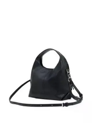 Bimba Y Lola Small Leather Fringed Paper Bag