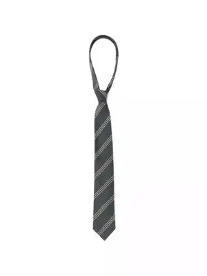 MFPEN Striped Tie - Grey