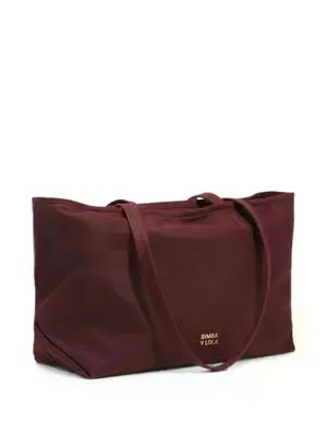 Bimba Y Lola Medium Burgundy Coated Shopper Bag - Red