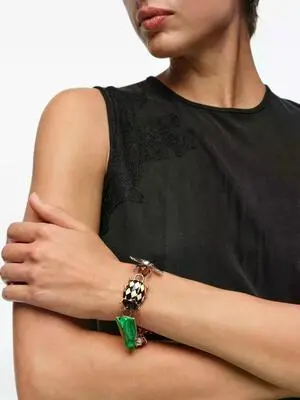 Bimba Y Lola Bracelet With Enamel Beetles And Bee