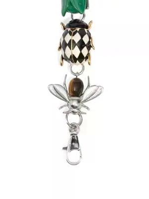Bimba Y Lola Bracelet With Enamel Beetles And Bee