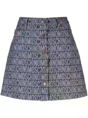 Moschino Logo-print A-line Skirt