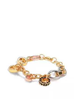 Bimba Y Lola Chain Bracelet With Multiple Logos - Gold