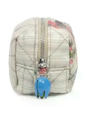 Bimba Y Lola Romantic Sweet Birds Cotton Mini Make-up Case - Neutrals