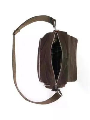 Bimba Y Lola Large Dark Coated Pocket Flap Bag