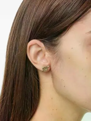 Bimba Y Lola Crystals Snake Earrings