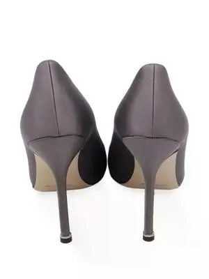 Manolo Blahnik Hangisi Jewel Buckle Pumps