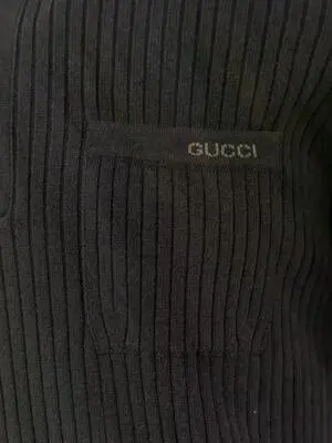 Gucci Pocket Ribbed Polo Shirt
