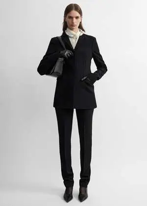 TOTEME Slim Stretch Wool Blazer