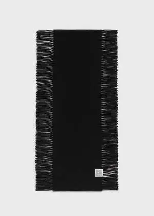 TOTEME Cashmere Tassel Scarf - Black