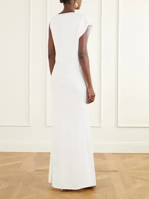 Jacquemus La Robe Crepe Maxi Dress
