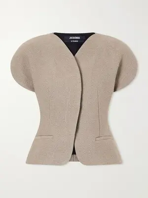 Jacquemus La Veste Oval Wool-blend Blazer