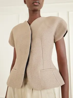 Jacquemus La Veste Oval Wool-blend Blazer