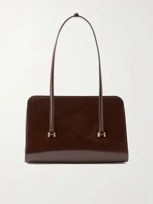 KALLMEYER Magazine Patent-leather Shoulder Bag - Brown