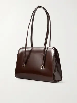 KALLMEYER Magazine Patent-leather Shoulder Bag - Brown