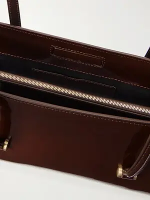 KALLMEYER Magazine Patent-leather Shoulder Bag - Brown
