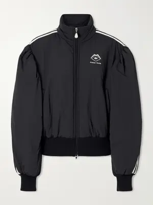 Simone Rocha Adidas Originals Firebird Logo-embroidered Padded Shell Jacket